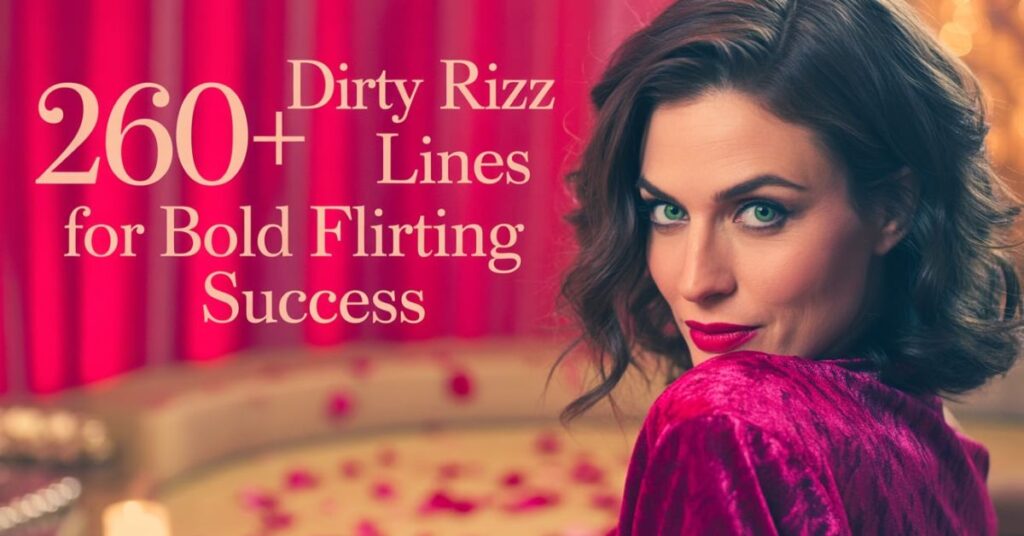 260+ Dirty Rizz Lines for Bold Flirting Success